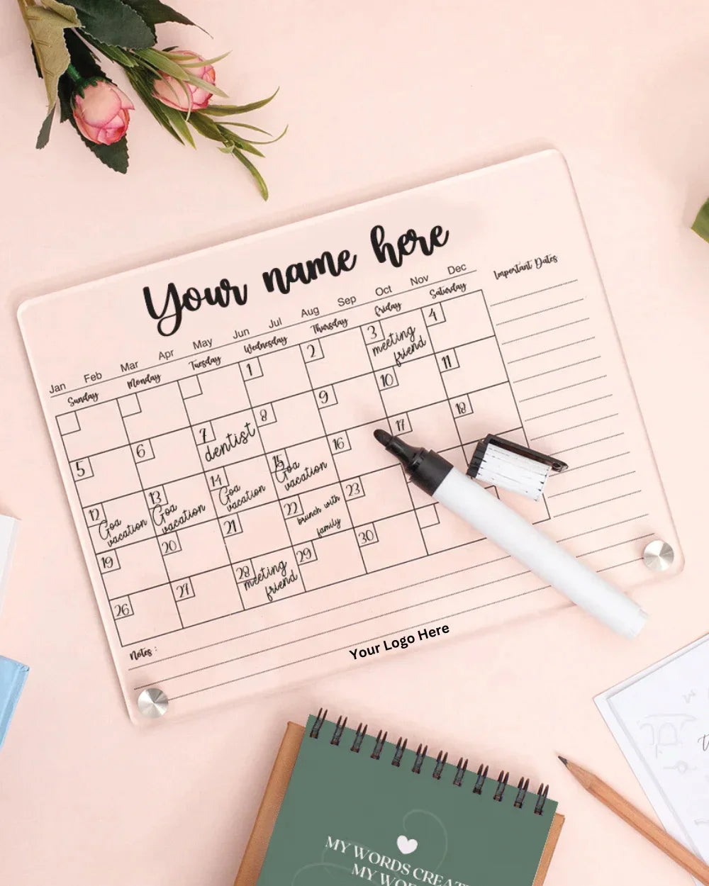 Personalized Table Top Planner